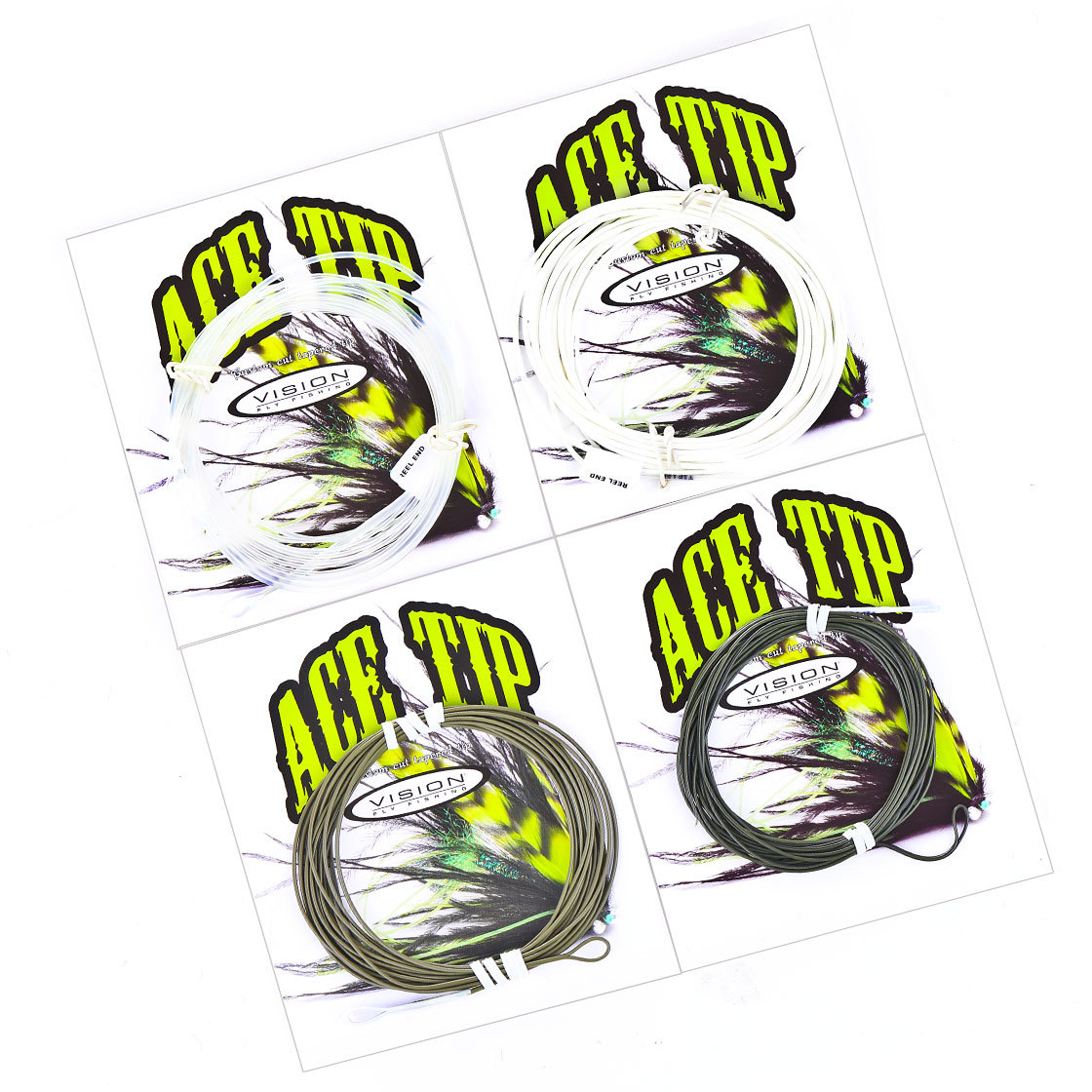 Vision Ace Tip Tapered Schusskopf Spitze 12ft | Polyleader und Tips | Fliegenschnüre | adh-fishing