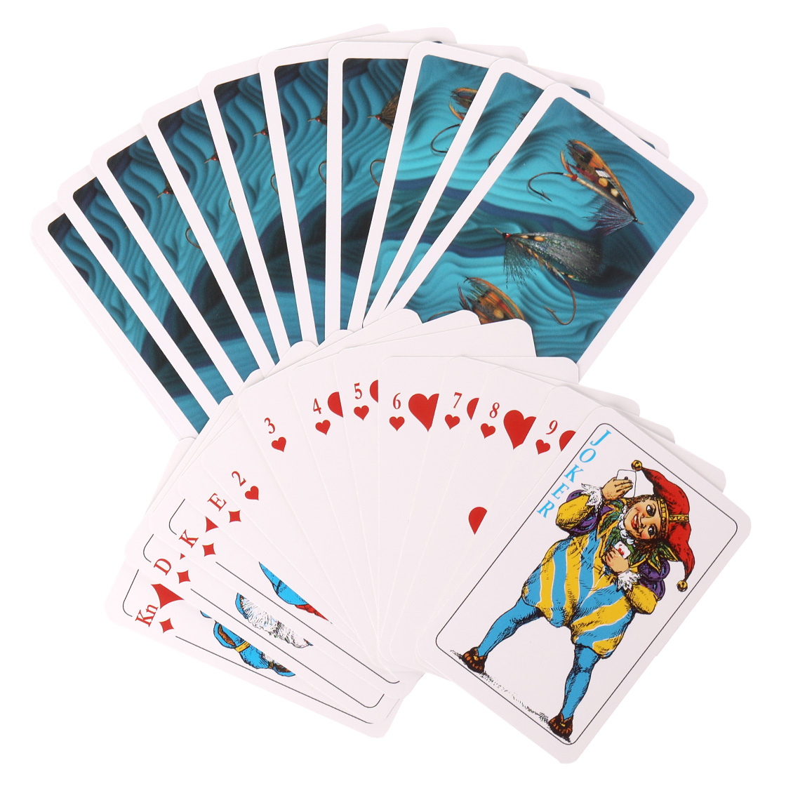 Playing Cards Classic Salmon Flies by Mikael Jenei Kartenspiel ...
