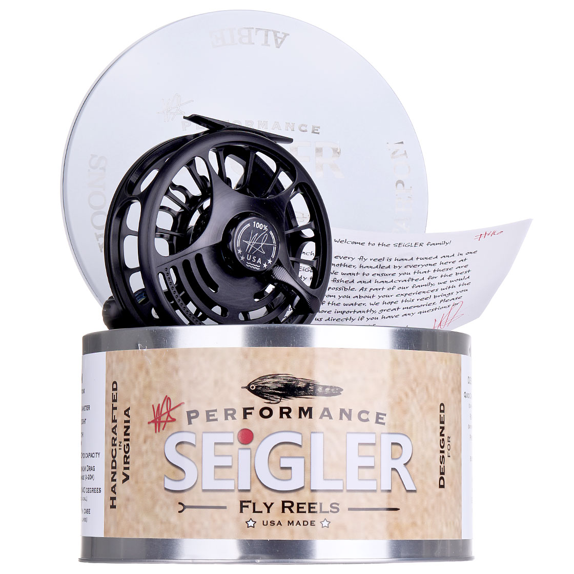 Seigler Fliegenrolle black | Rollen | Fliegenrollen | adh-fishing