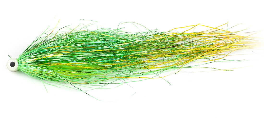 Bauer Pike Tube Hechttubenfliege UV Green Gold 1521 | Tubenfliegen ...