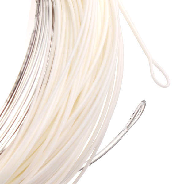 Royal Wulff Triangle Taper Short Floating - Intermediate WF Fliegenschnur Ivory & Clear Head ...