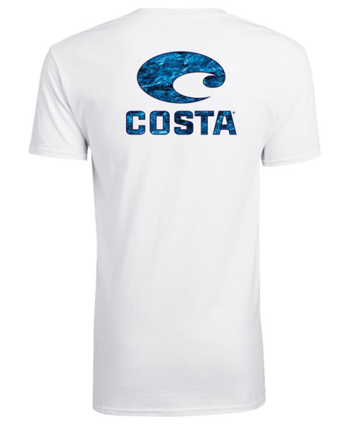 Costa Logo Oak Elements T-Shirt blue/white | T-Shirts | Oberteile ...