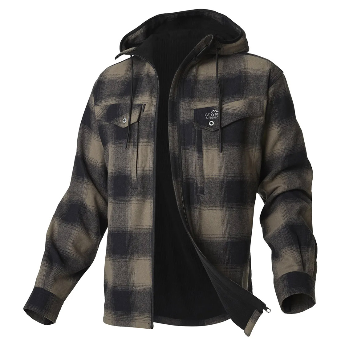 Geoff Anderson Ezmar2+ Hoodie mit Innenfutter green | Isolationsjacken | Jacken | Bekleidung ...