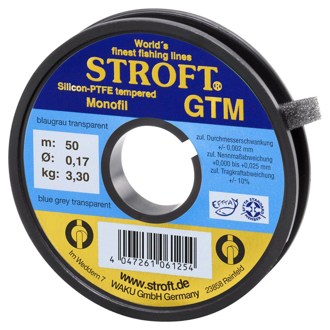 Stroft GTM Vorfachmaterial 50 m/Spule | Tippet - Monofil | Vorfach ...