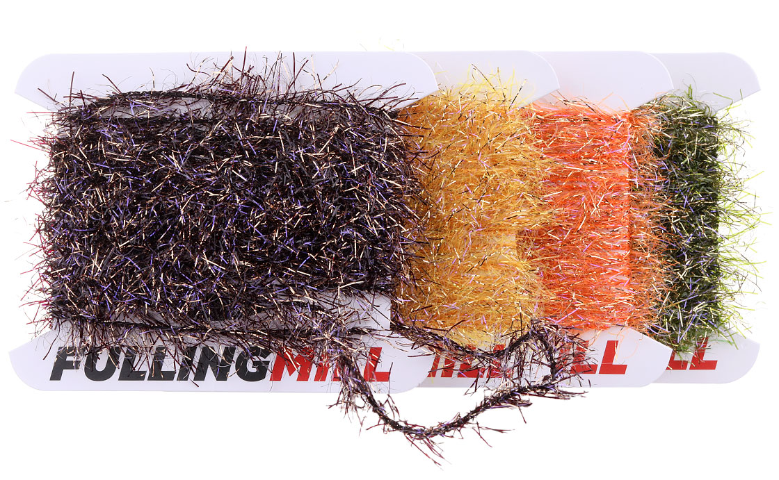 Fulling Mill Streamer Straggle Chenille Metallic Gold 12mm | Chenille | Bindematerial ...