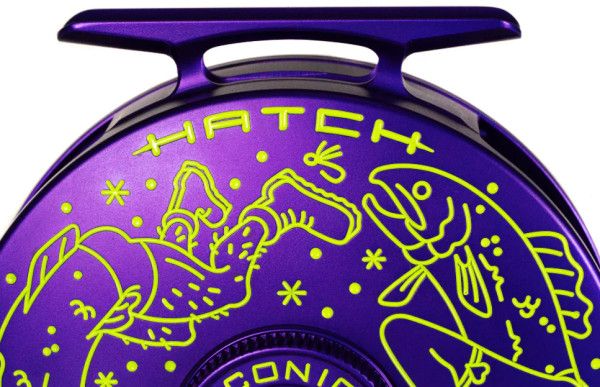 Hatch Custom Iconic 5 Plus MerTrout Limited Edition Large Arbor ...