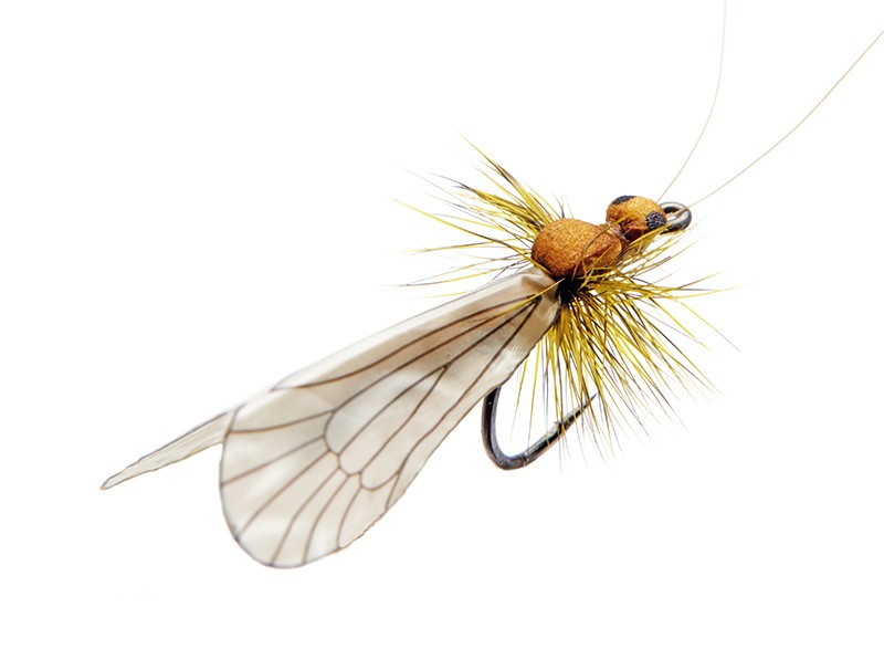 J:son Realistic Flies - Caddis Adult cinnamon brown | 2 | P-05806.1