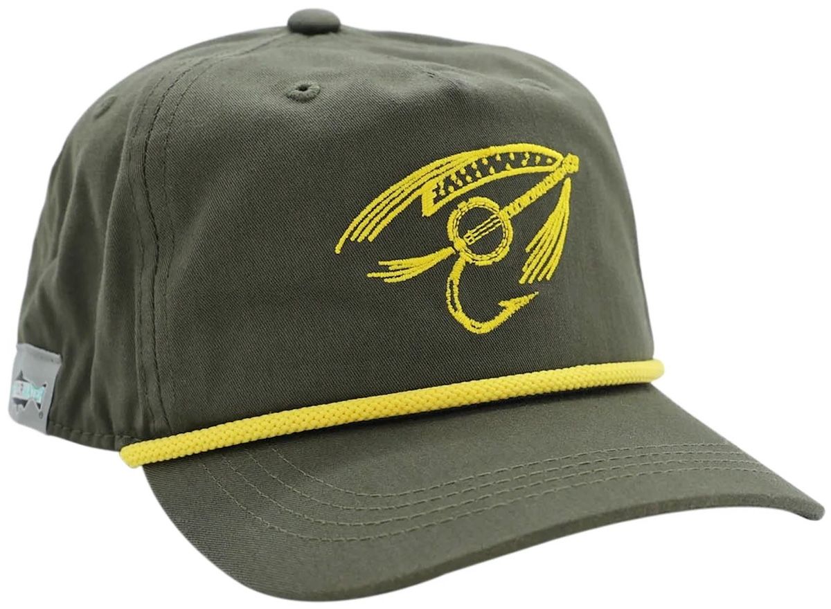 RepYourWater Brimmed Hat Fly Fishing Roots Cap | P-31057