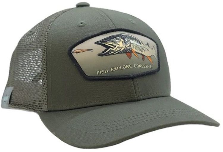 RepYourWater Brimmed Hat Fly Fishing Roots Cap | P-31057