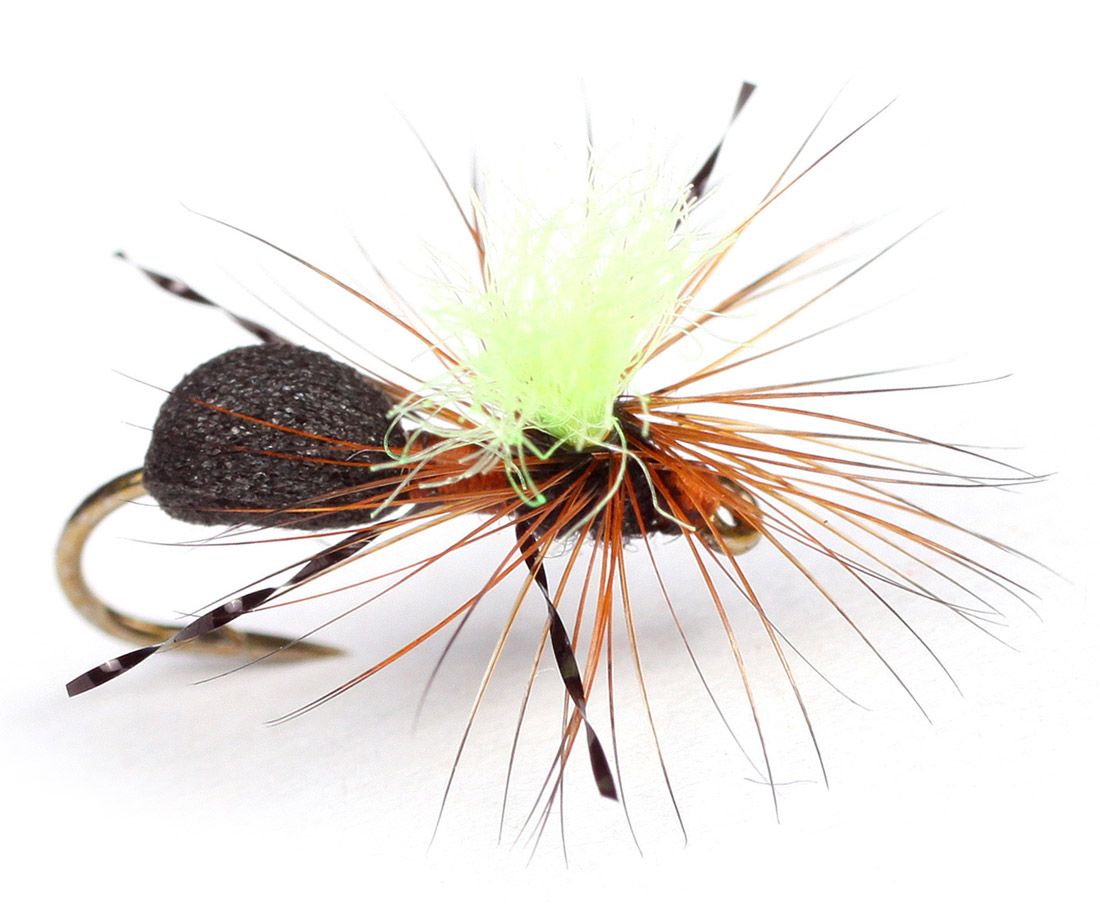 Guideline Trockenfliege Black Flying Ant Ameise Barbless | 14 | P-31443